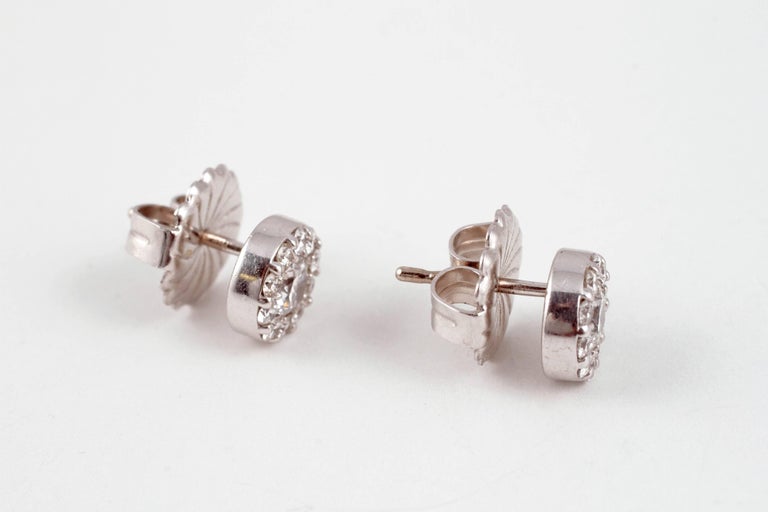 "Hearts on Fire" 1.04 Carat Diamond Earrings at 1stDibs