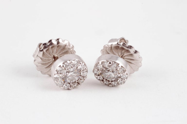 "Hearts on Fire" 1.04 Carat Diamond Earrings at 1stDibs