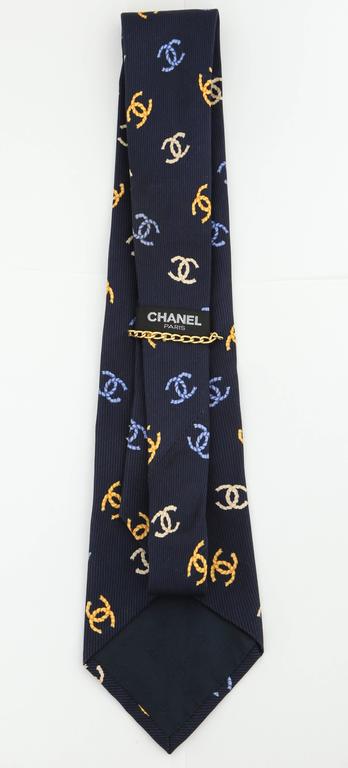 Rare Chanel CC Logo Tie at 1stDibs | chanel tie, chanel necktie, chanel ...