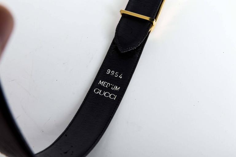 Gucci Lizard Belt with Gold Metal and Stainless Logo Clasp at 1stDibs ...