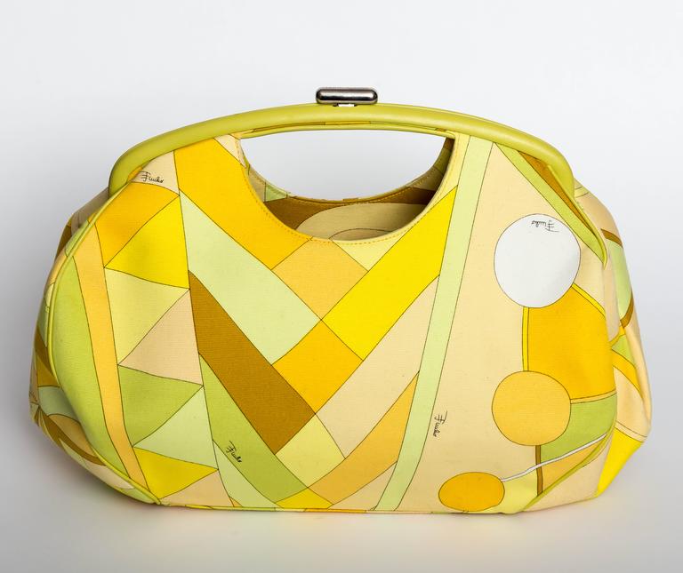 Emilio Pucci Oversized Top Handle / Clutch at 1stDibs