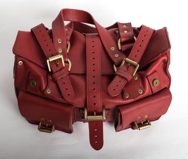 Mulberry Red Leather Roxanne For Sale at 1stDibs | mulberry roxanne ...