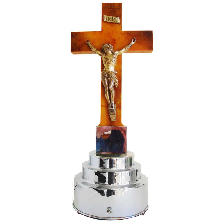 Stunning Large Canadian Art Deco Neon Illuminated Butterscotch Marbled ...