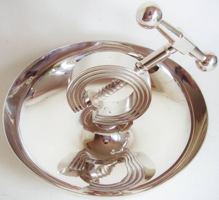 Large German Art Deco, Silver-Plated Nutcracker for the Brazilian ...