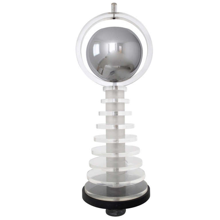 Contemporary Modern Custom Tiled Onyx Tower Table Lamp at 1stDibs