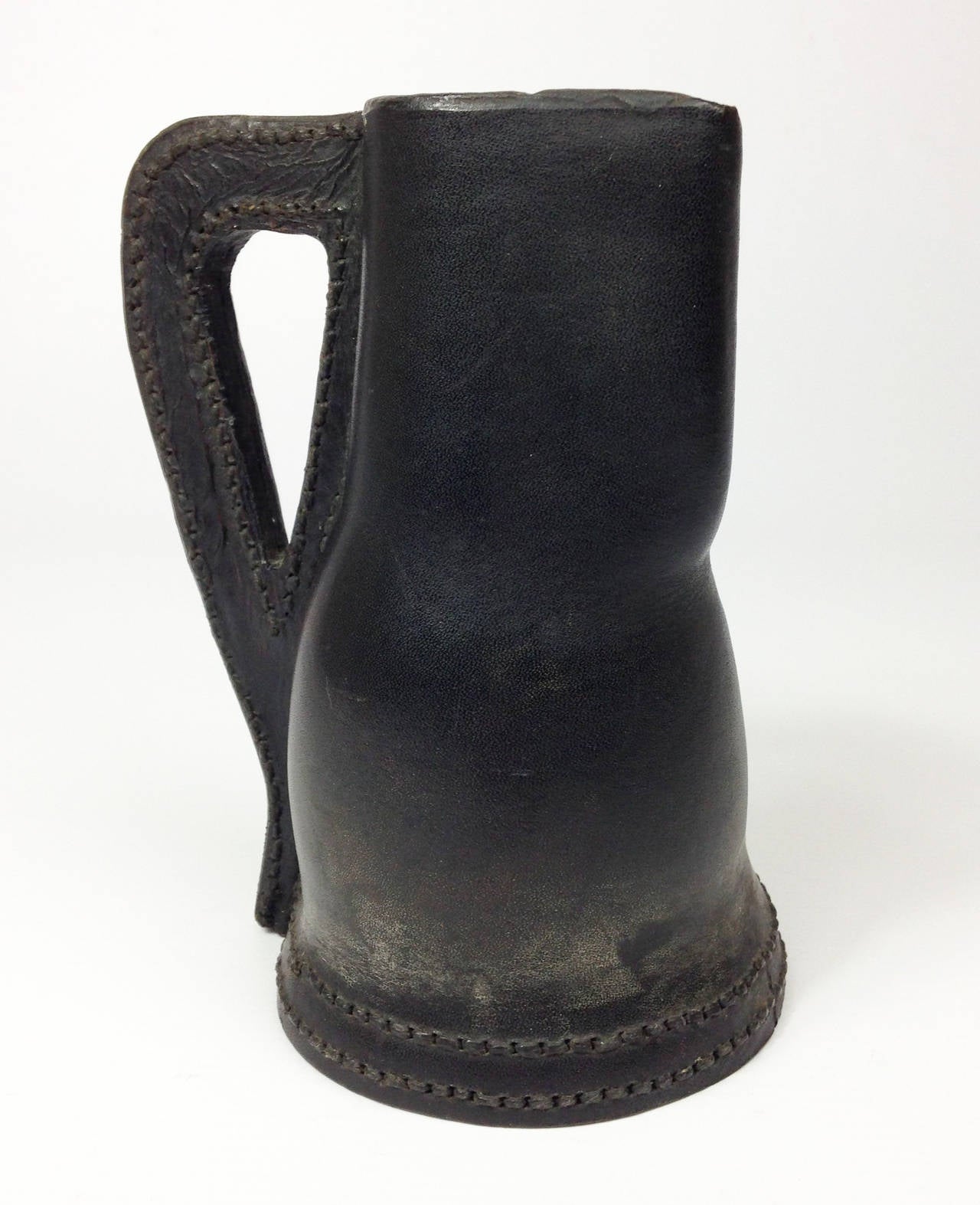 19th Century English Leather 'Black Jack' Jug at 1stDibs