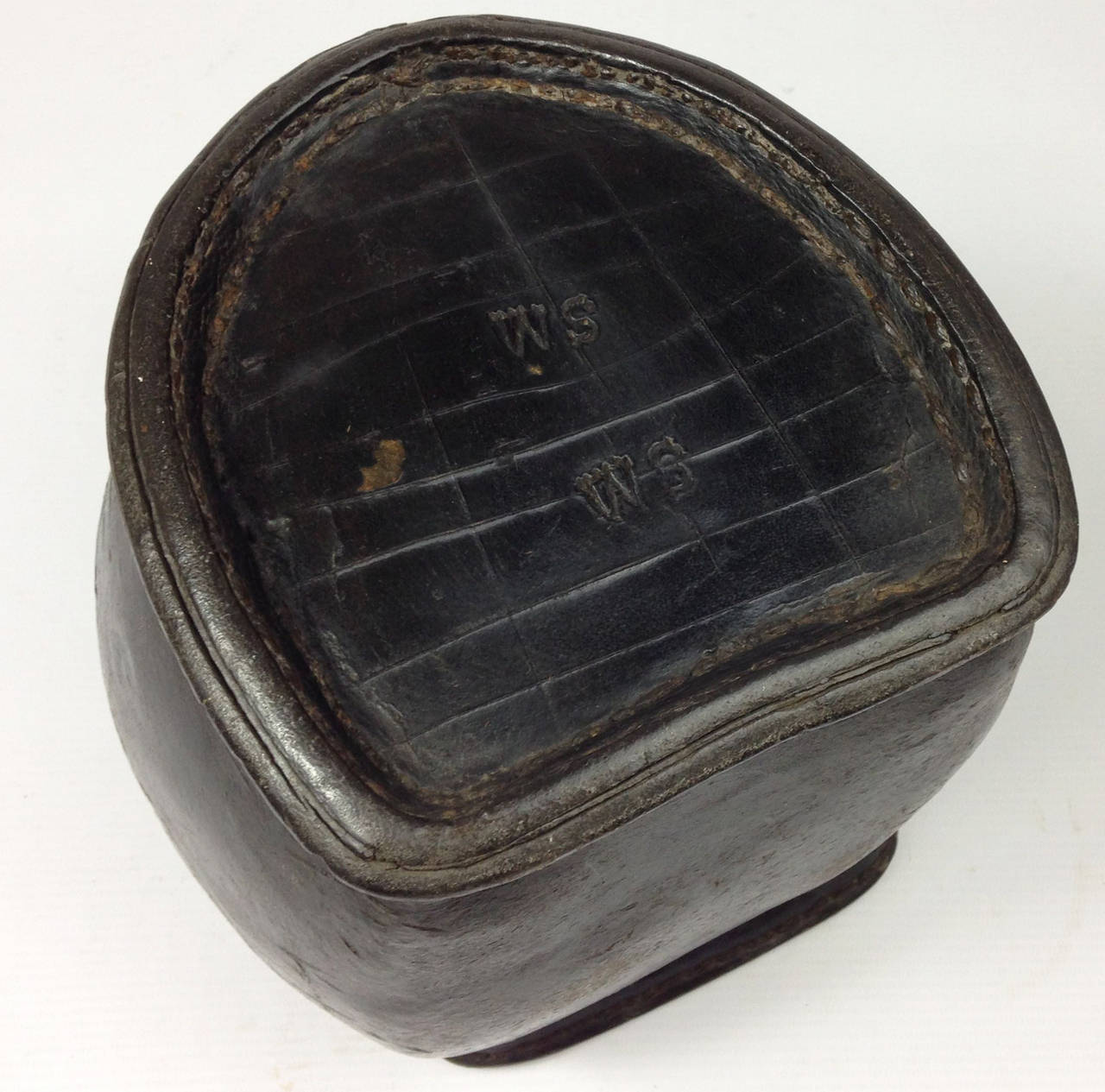 Late 17th / Early 18th Century English Leather Costrel at 1stDibs