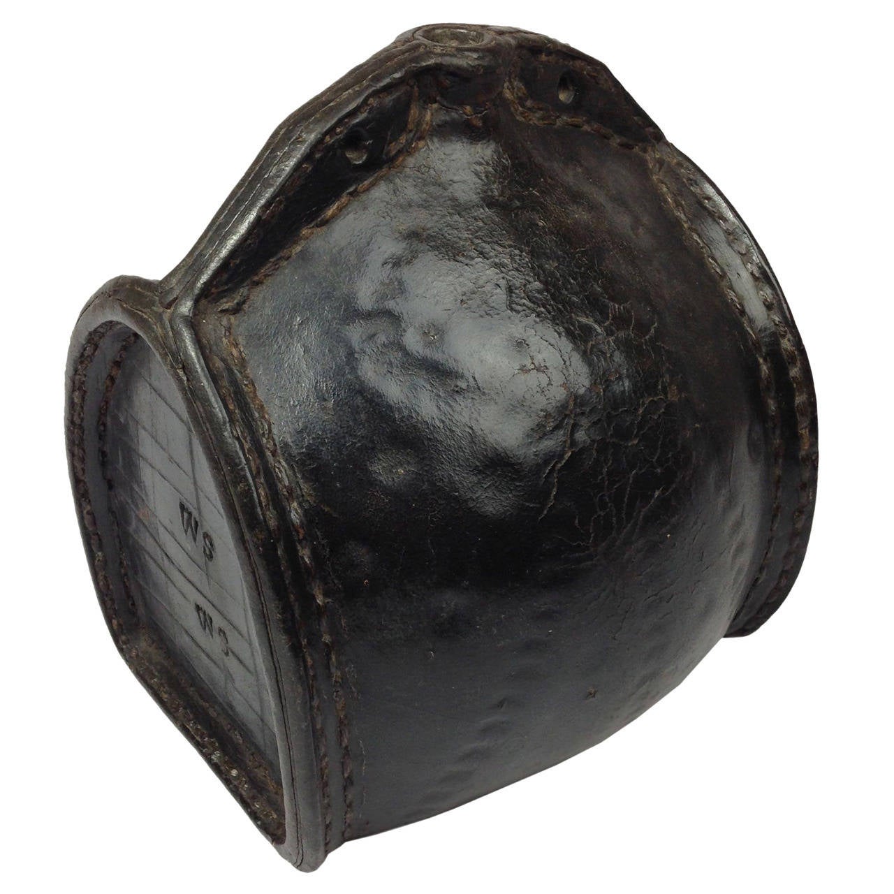 Late 17th / Early 18th Century English Leather Costrel at 1stDibs