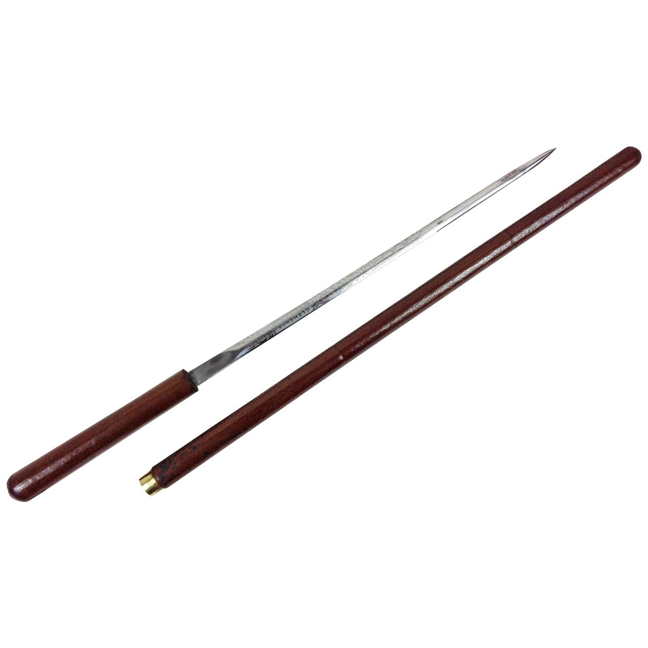 WWI British Officer's Leather Swagger Stick with Concealed Blade For ...