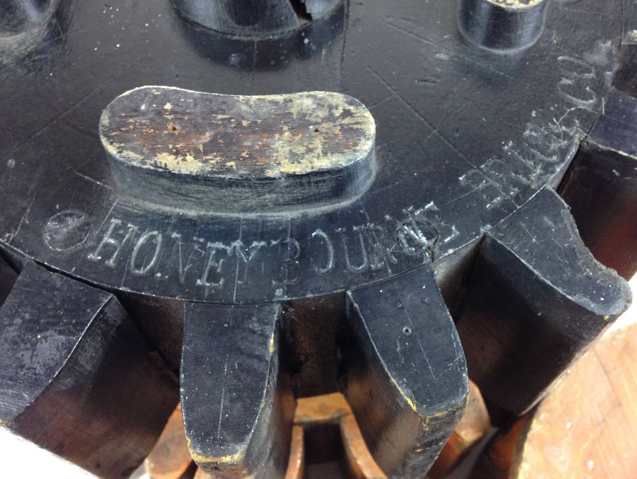 Group of Six English Wooden Cog Moulds For Sale at 1stDibs
