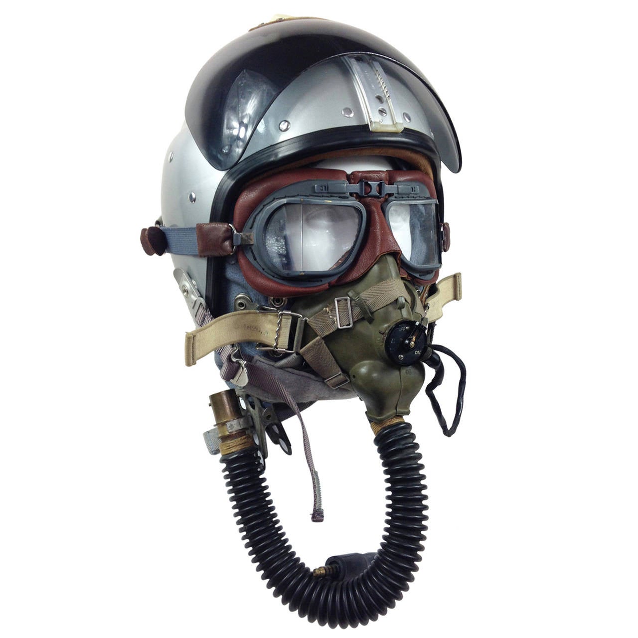 Early Jet Age Pilot's Head Set of the Royal Air Force at 1stDibs