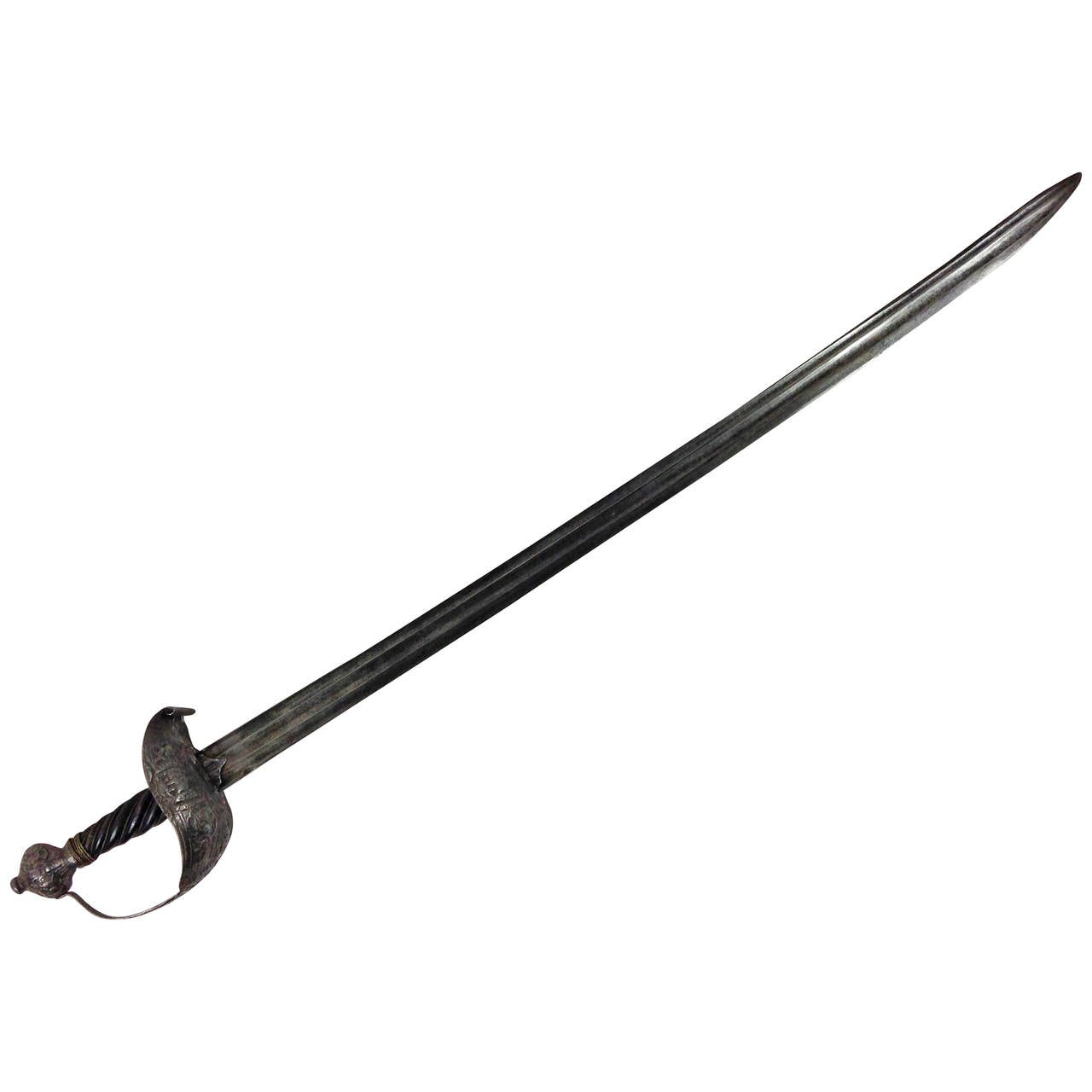 English Civil War Era 'Mortuary' Hilted Backsword at 1stDibs | english ...