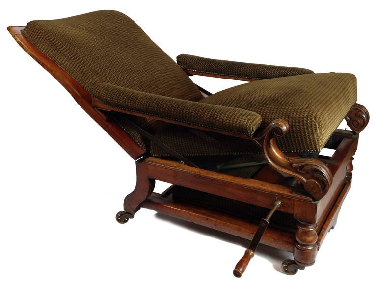 Alderman's Patent Graduating Elastic Self-Adjusting Chair at 1stDibs