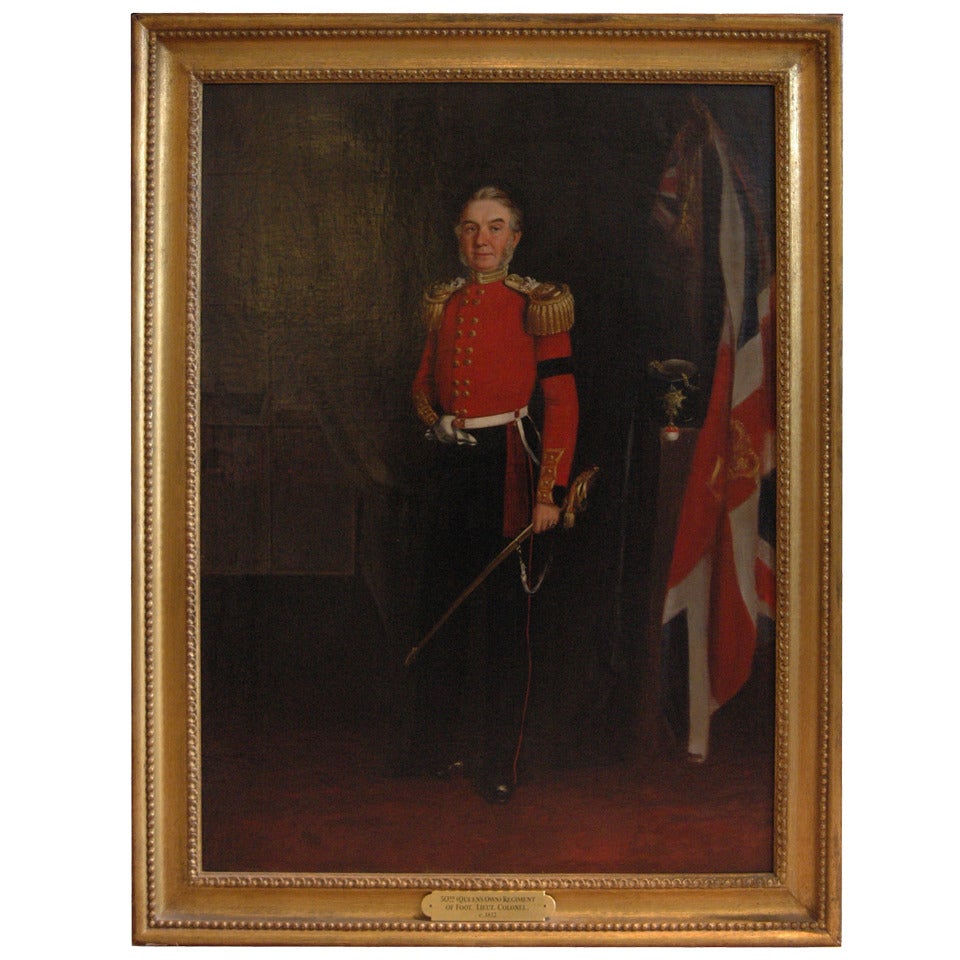 Portrait of the Lt Col of the 50th Regiment of Foot at 1stDibs