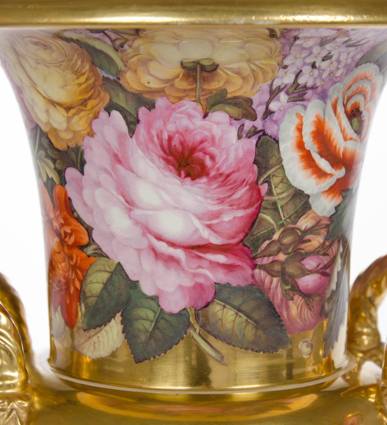 Very Fine Pair of Derby Porcelain Vases, English, circa 1810 For Sale ...