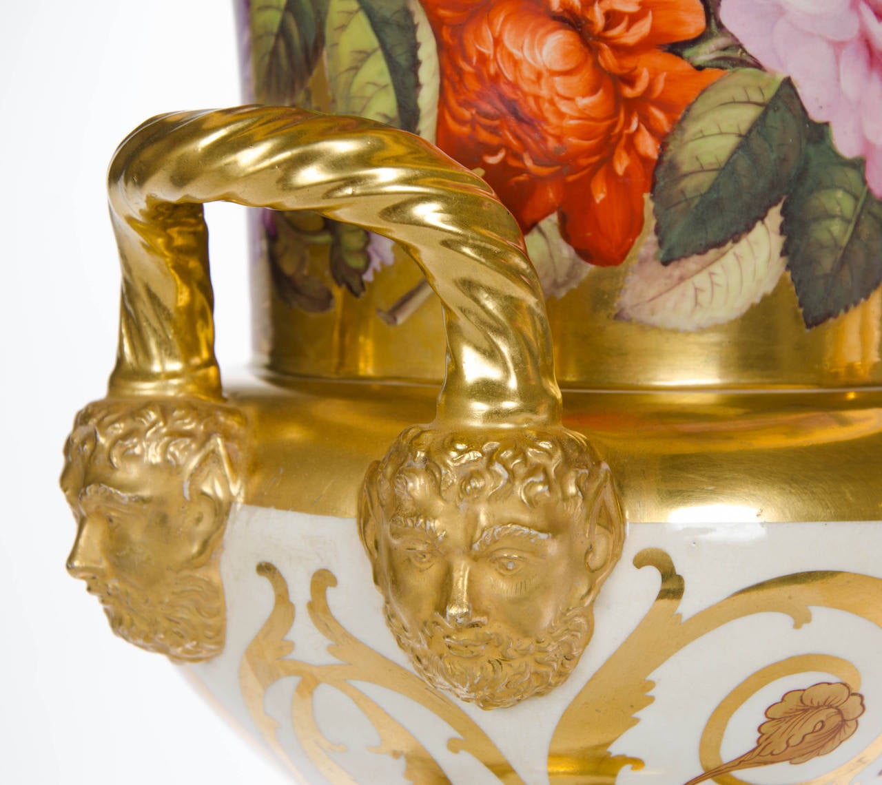 Very Fine Pair of Derby Porcelain Vases, English, circa 1810 For Sale ...