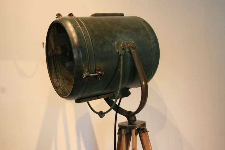 Blue Verdigris Movie Industrial Light at 1stDibs