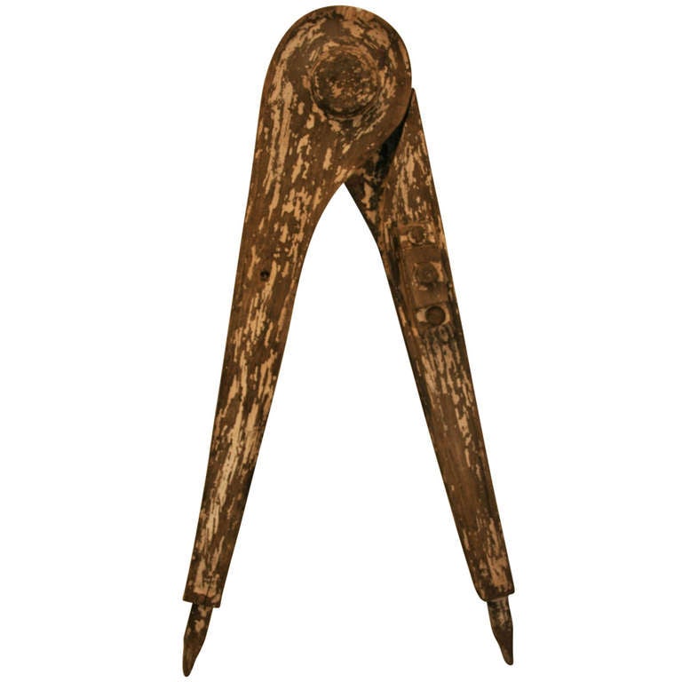 Folk Art Trade Sign Compass at 1stDibs