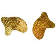 Organic Brass Door Handles at 1stDibs