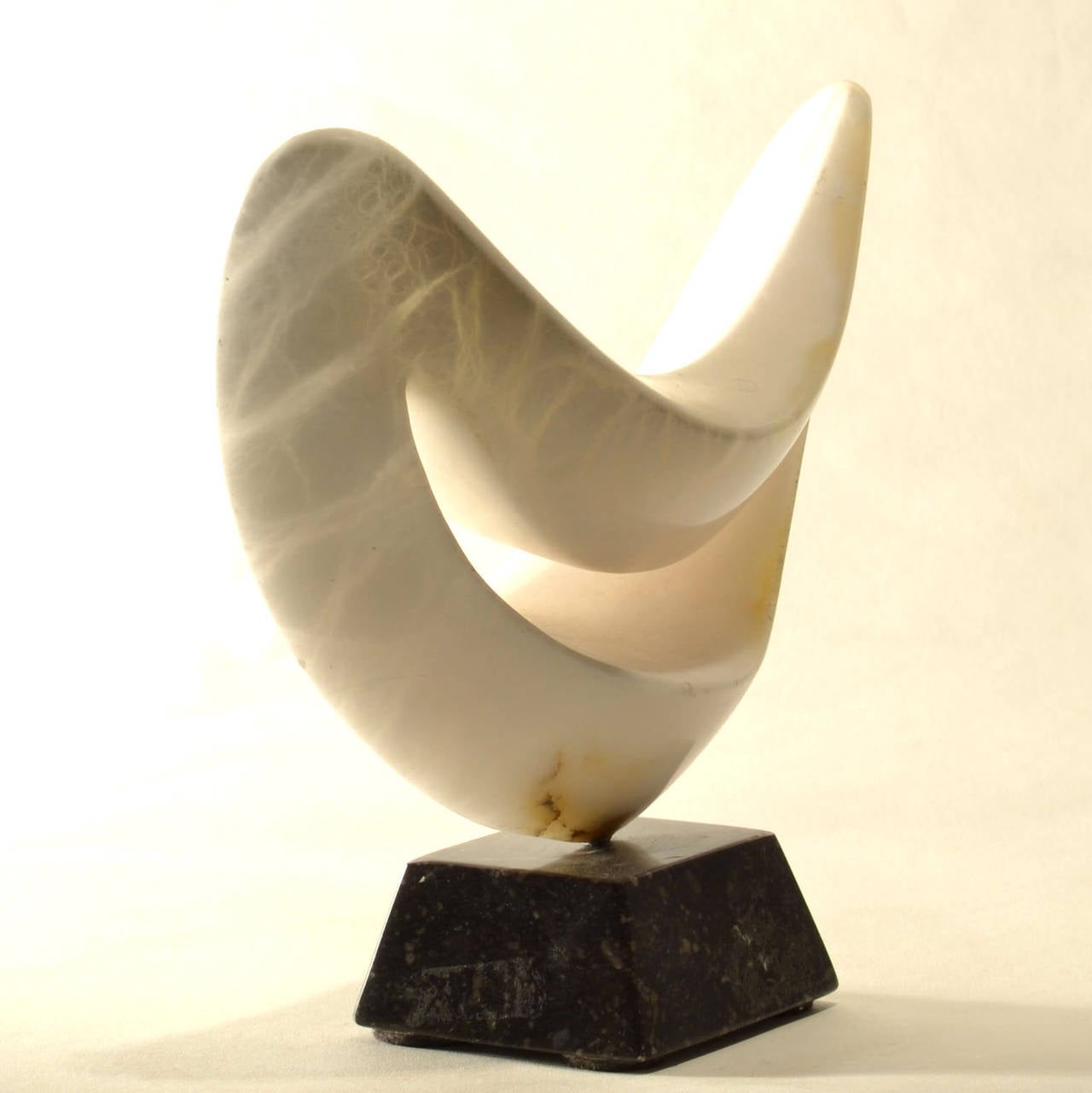 Alabaster Abstract Sculpture at 1stDibs
