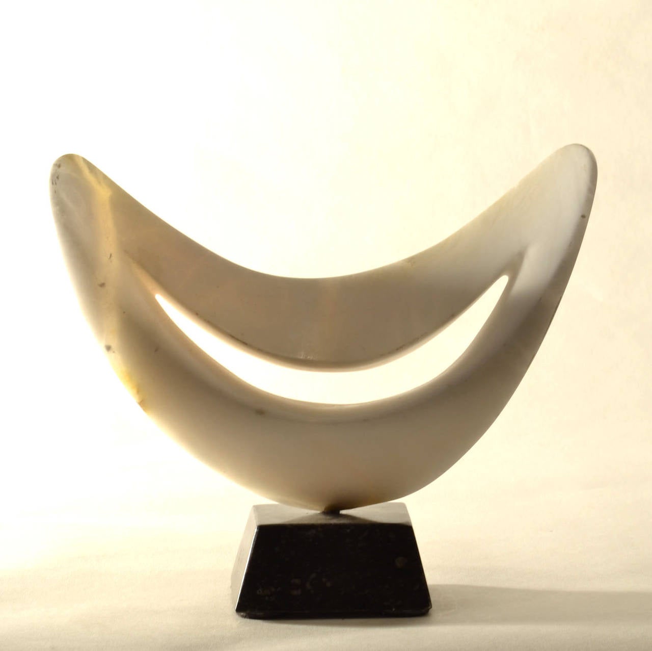 Alabaster Abstract Sculpture at 1stDibs