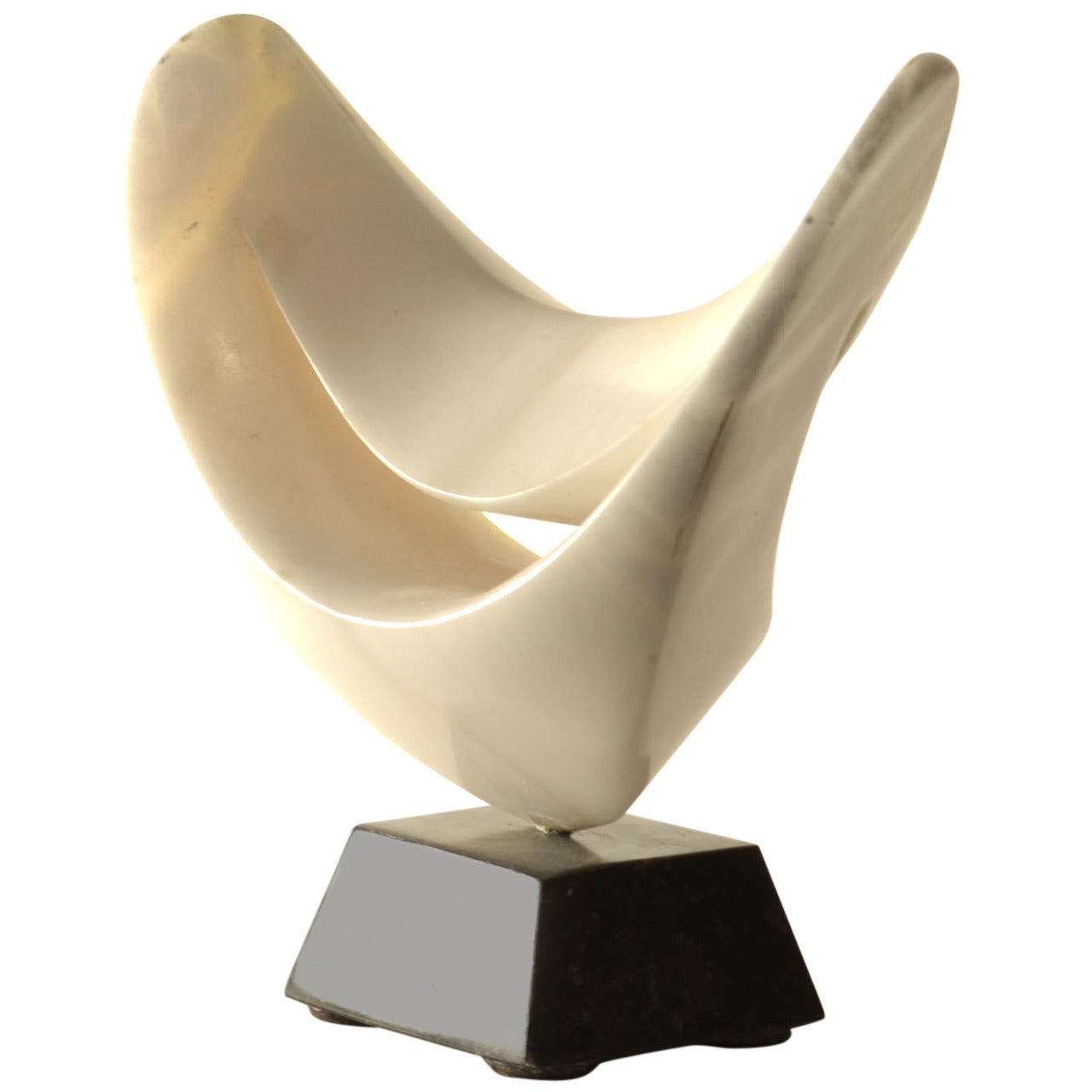 Alabaster Abstract Sculpture at 1stDibs