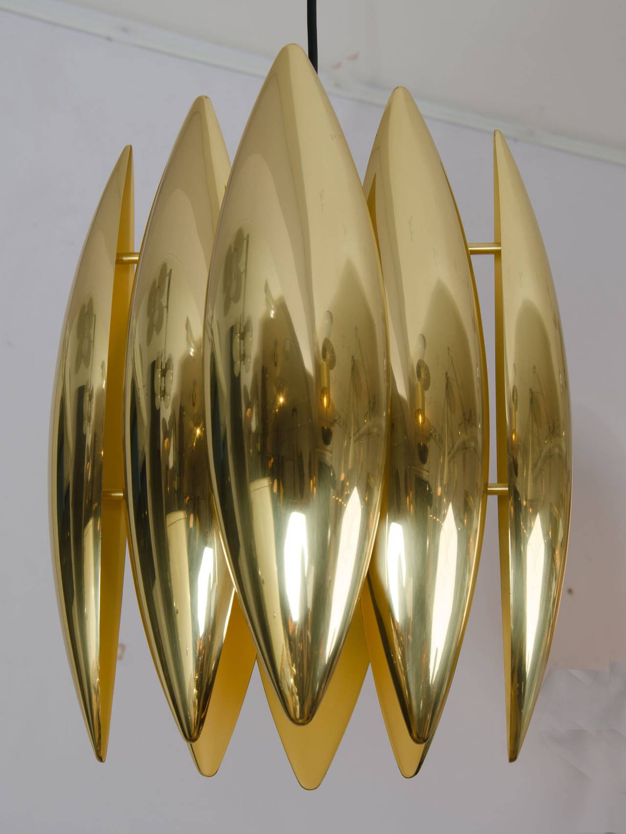 Kastor Brass Pendant Lamp by Jo Hammerborg for Fog and Mørup at 1stDibs
