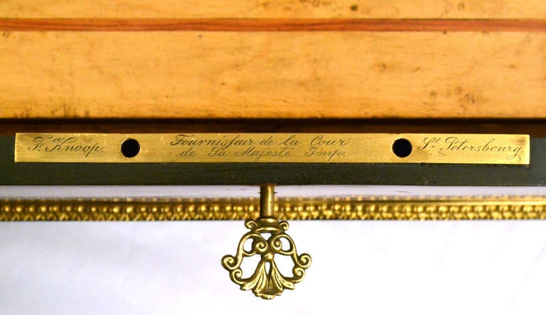 Russian Royal Box in Porcelain, Exotic Woods, and Ormolu at 1stDibs