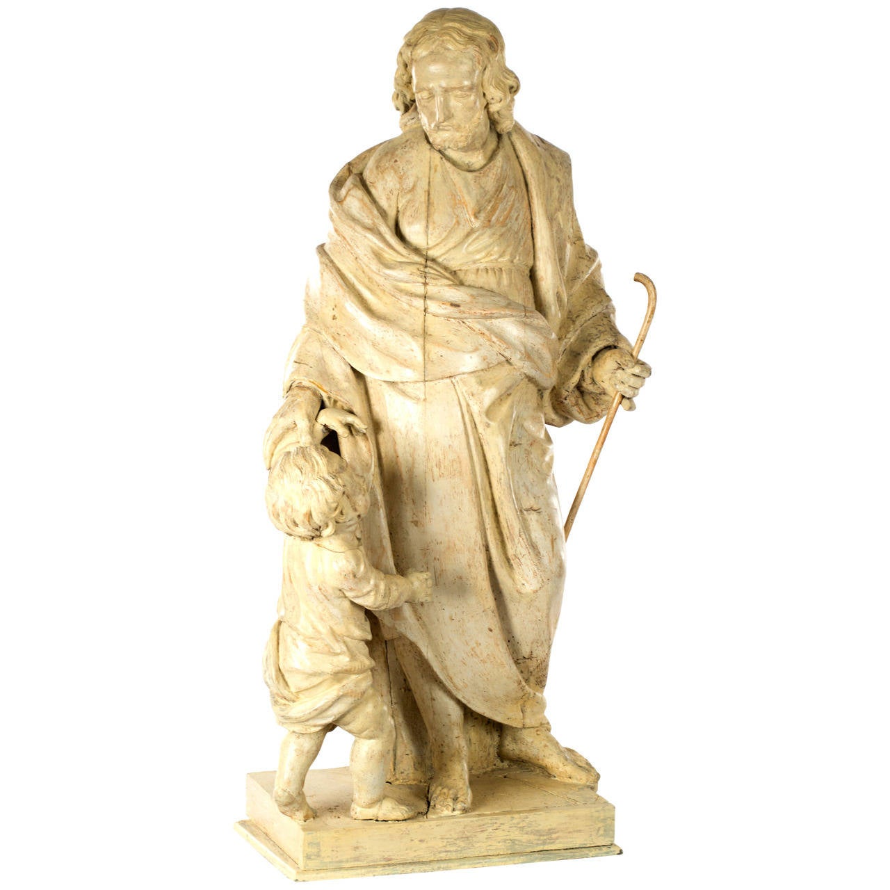 Italian Sculpture of Christ as the Good Shepherd at 1stDibs | the good ...