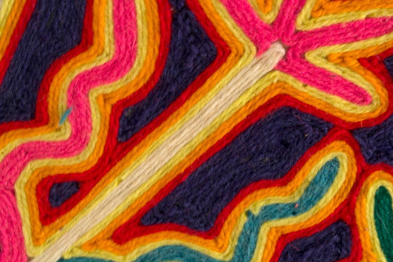 Group of Mexican Huichol Yarn Paintings at 1stDibs