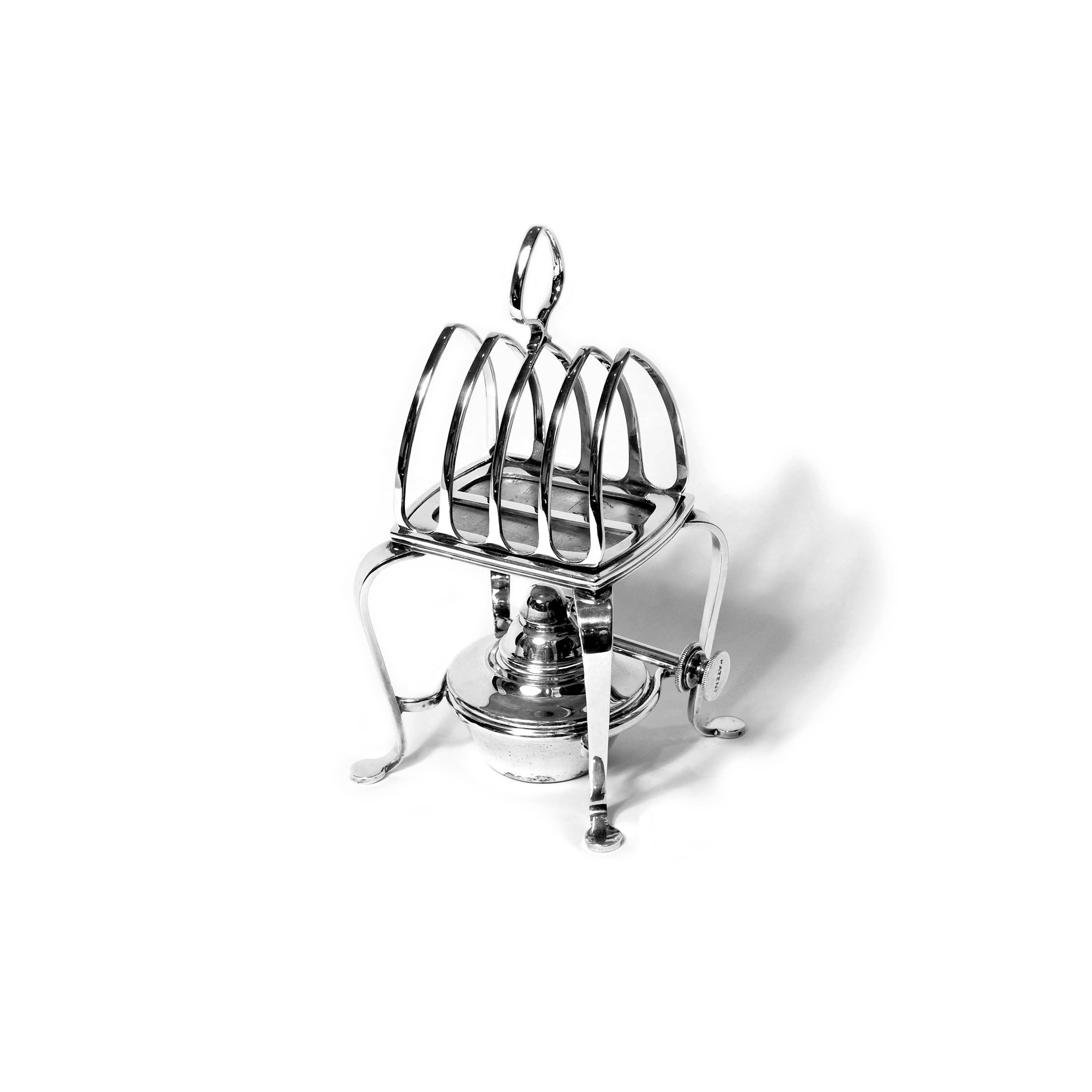 Novelty Silver Plate Toast Rack at 1stDibs