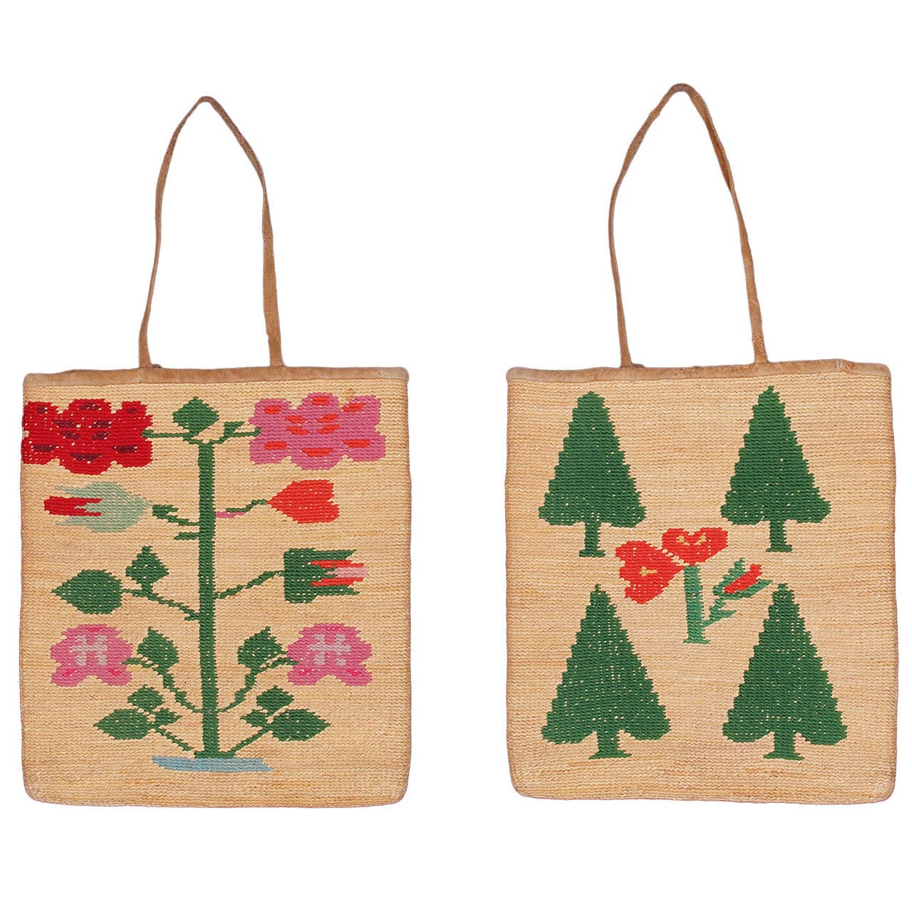 Antique Native American Woven Nez Perce/Cornhusk Bag, Plateau, circa ...