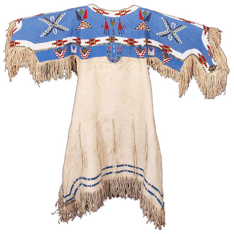 Native American Sioux Dress from Late 19th/Early 20th Century at 1stdibs