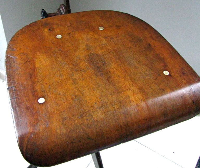 Jean Prouve French Mid Century Industrial Art Deco Atelier Chair 1930 ...