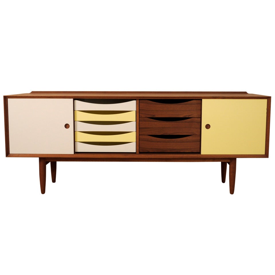 Free-Standing Sideboard by Bruno Hansen at 1stDibs
