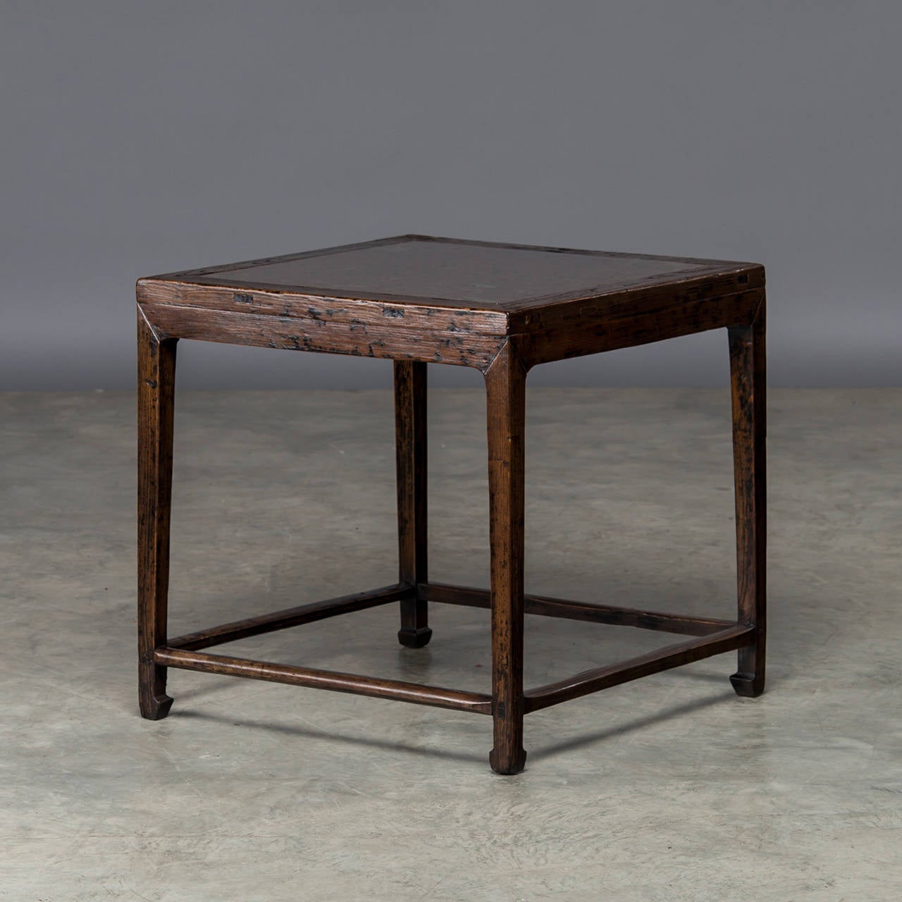 Center table with "Puddingstone" table top For Sale at 1stDibs