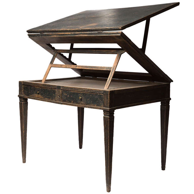 19th Century German-Danish Architect Table For Sale at 1stDibs