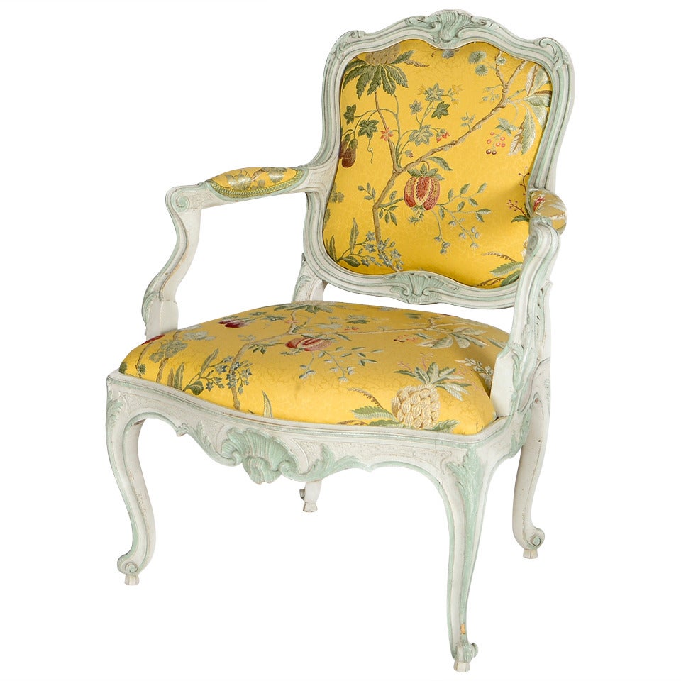 18th Century Swedish Rococo Chair For Sale at 1stDibs