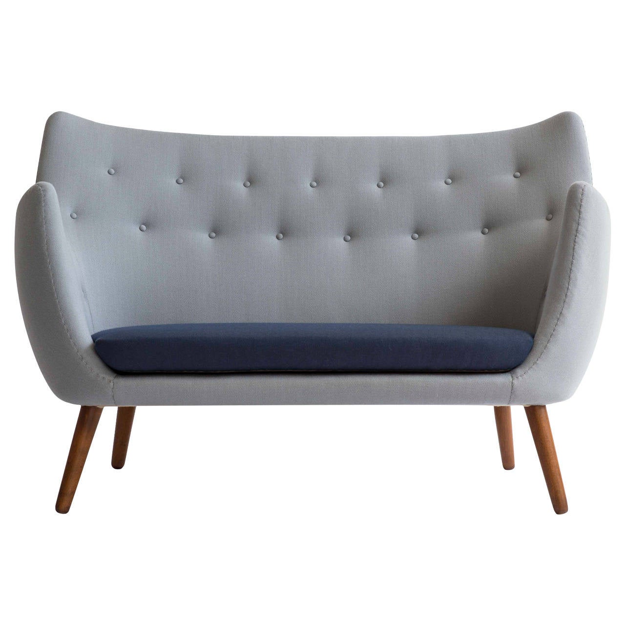 Finn Juhl 'Poet' Sofa for Niels Vodder at 1stDibs | poet sofa finn juhl