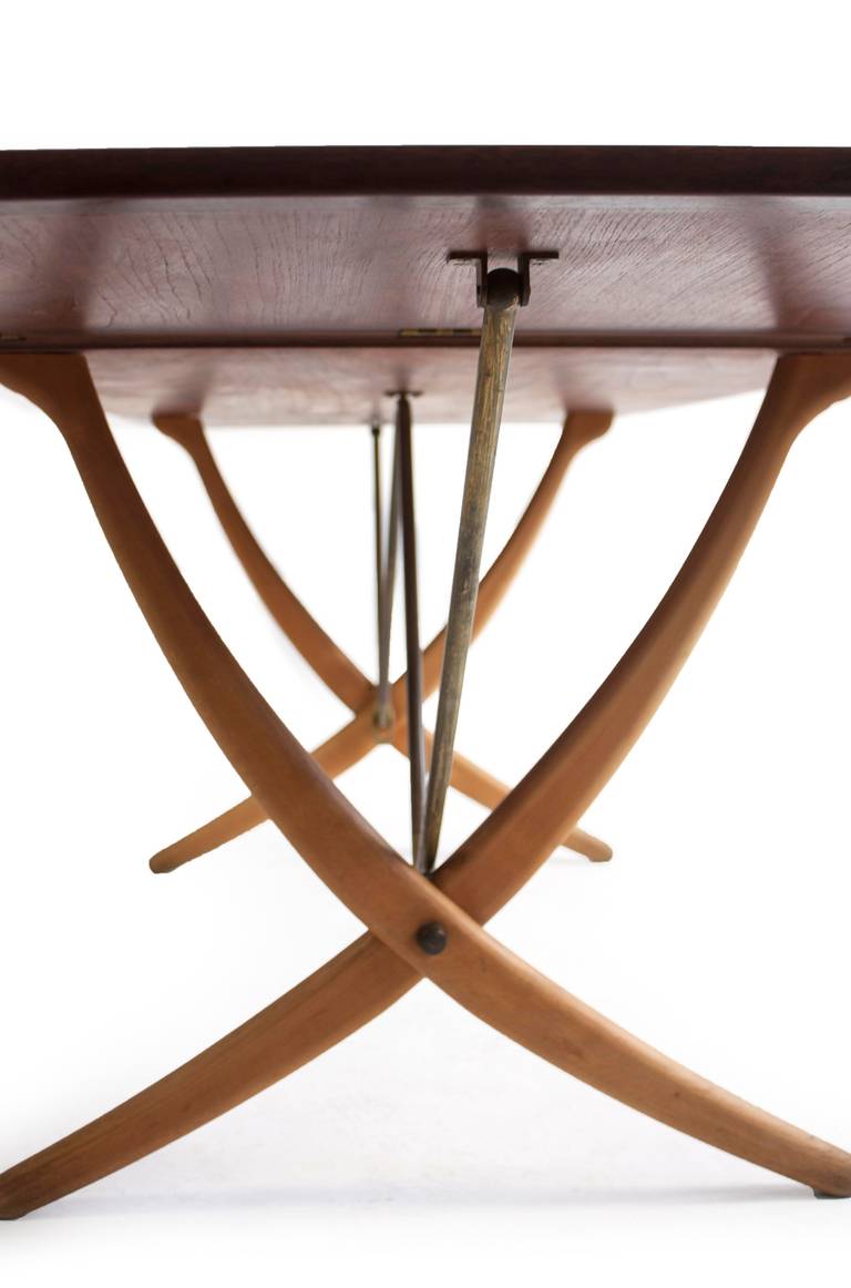 Wegner Sabre Leg Table, AT-304, Andreas Tuck at 1stDibs