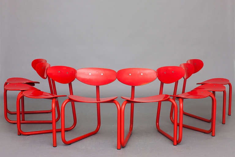 Set of Eight Chairs by Erik Magnussen at 1stDibs