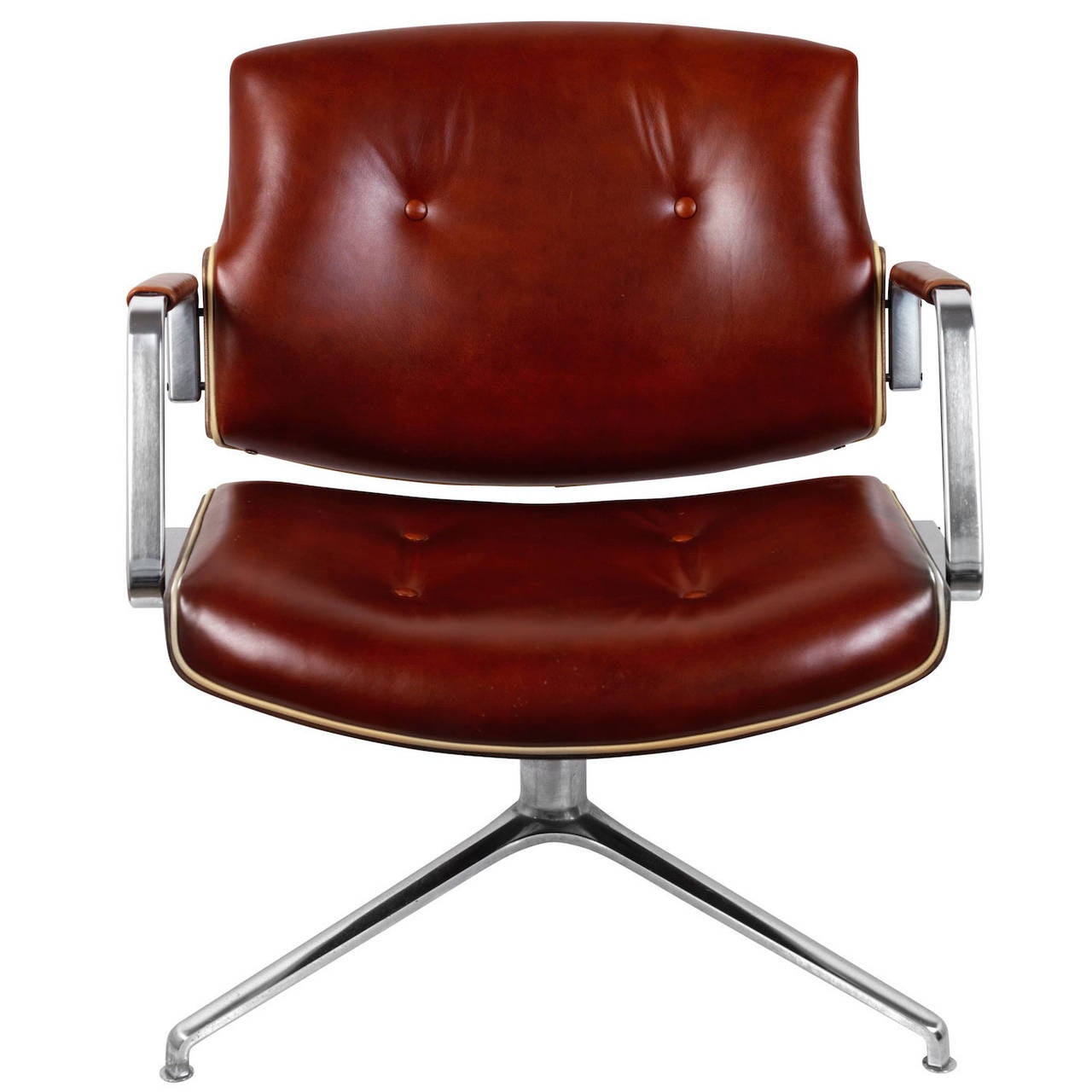 Kastholm and Fabricius FK-84 Swivel Chair at 1stDibs