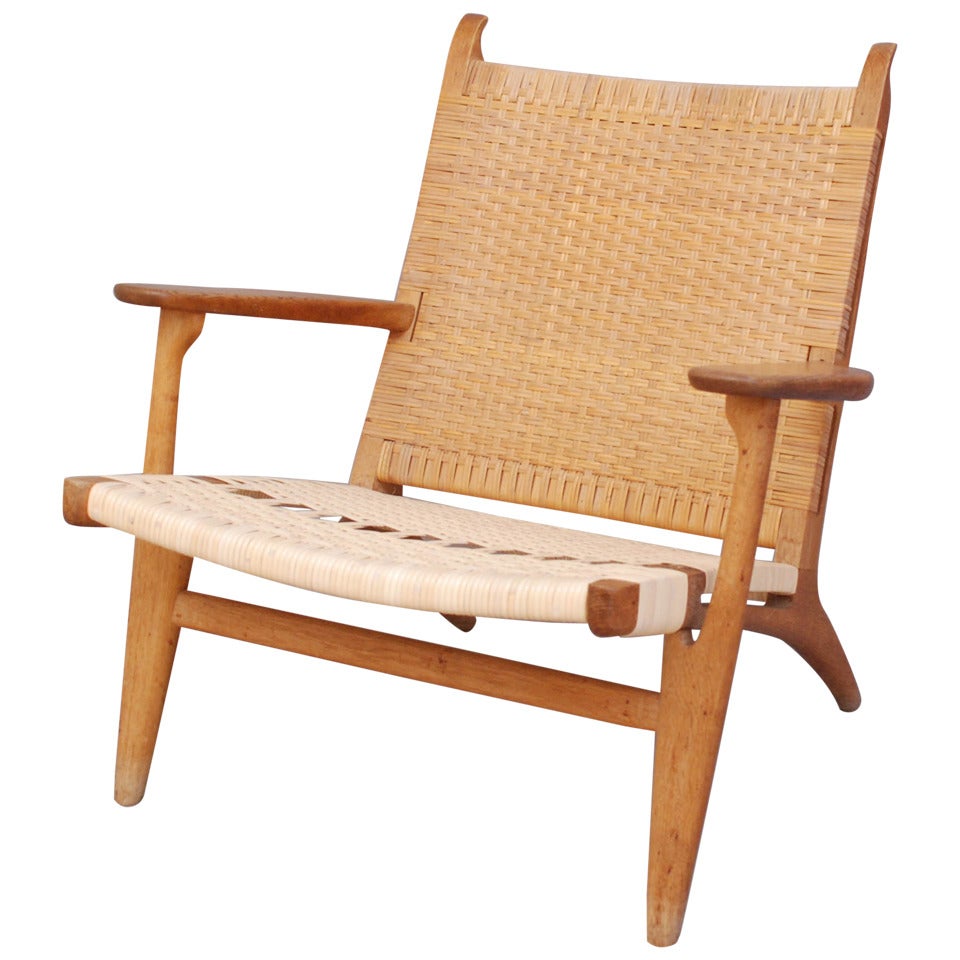 Easy Chair CH27 by Hans Wegner at 1stDibs