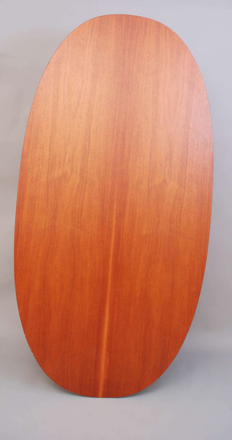 Mahogany Elliptic Table by Bruno Mathsson at 1stDibs