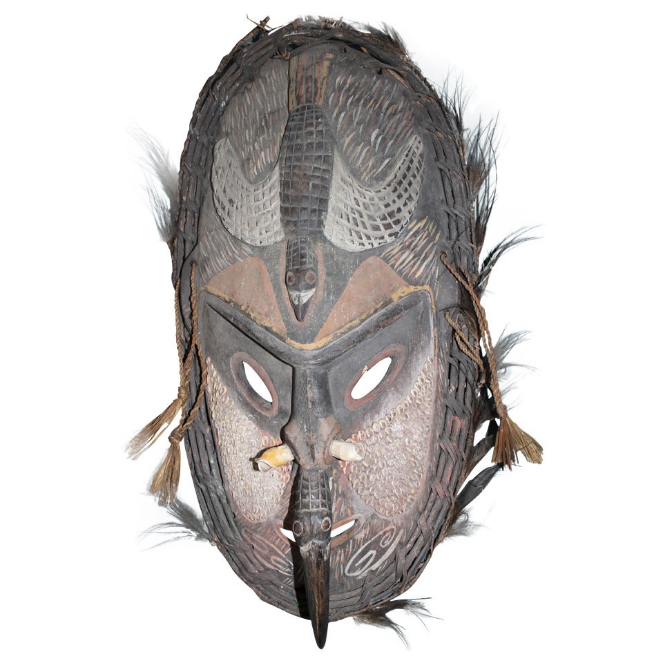 Sepik Mask from Papua New Guinea For Sale at 1stDibs