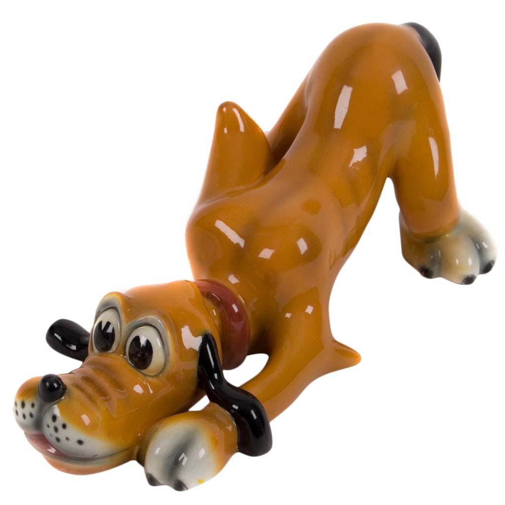 "Pluto," a Ceramic Disney Character by Zaccagnini, Florence circa 1940 ...