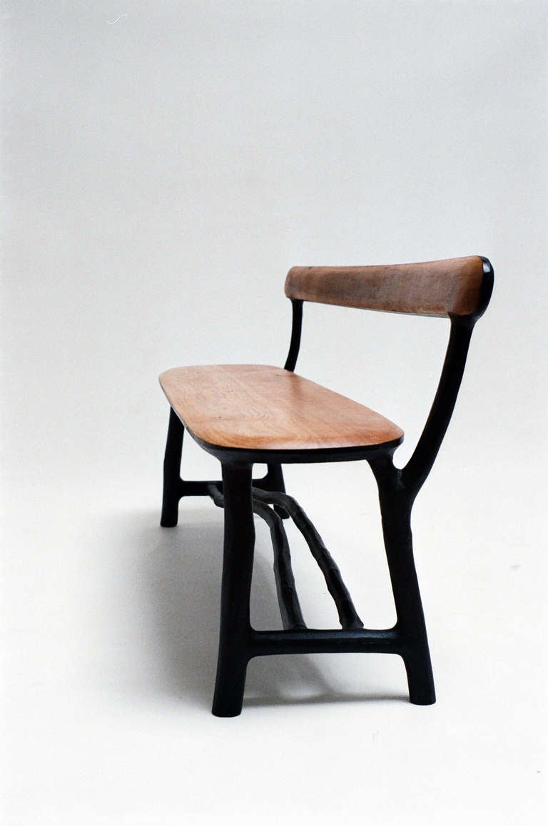 Bench with back "Fall/Winter" by Valentin Loellmann at 1stDibs