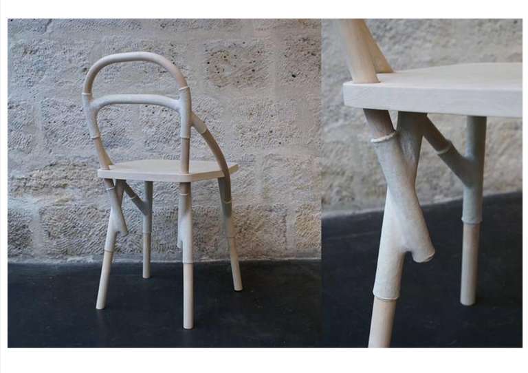 Design Chair "Liga" by Elise Gabriel For Sale at 1stDibs