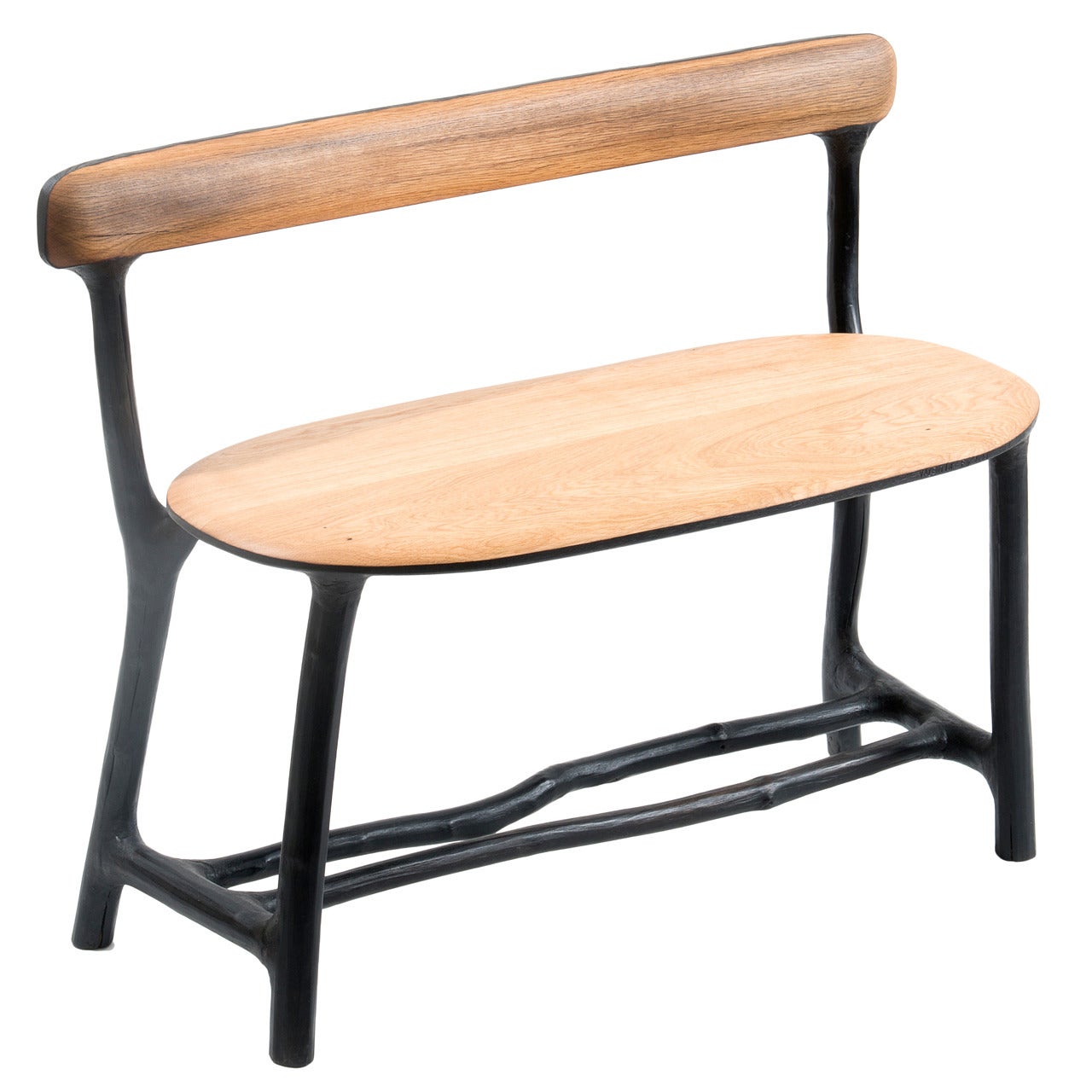 Bench with back "Fall/Winter" by Valentin Loellmann at 1stDibs