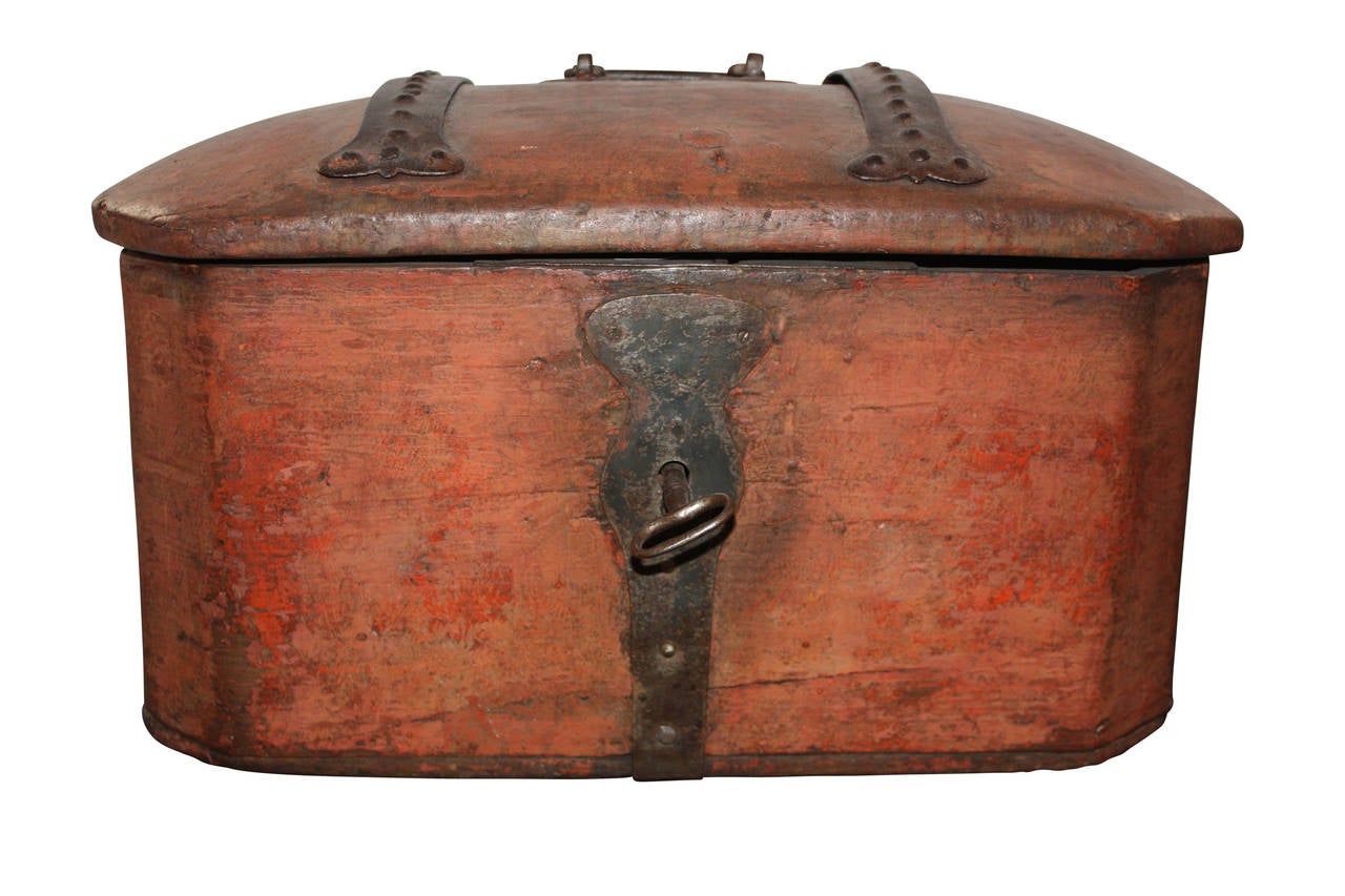 18th Century Folk Art Treasure Travel Box at 1stDibs